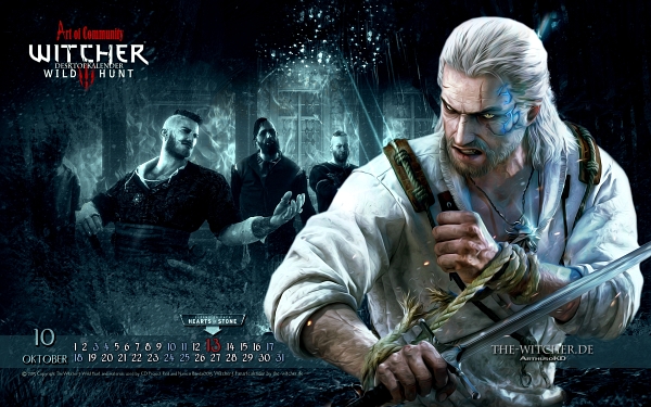 Unser Witcher3 Desktopkalender